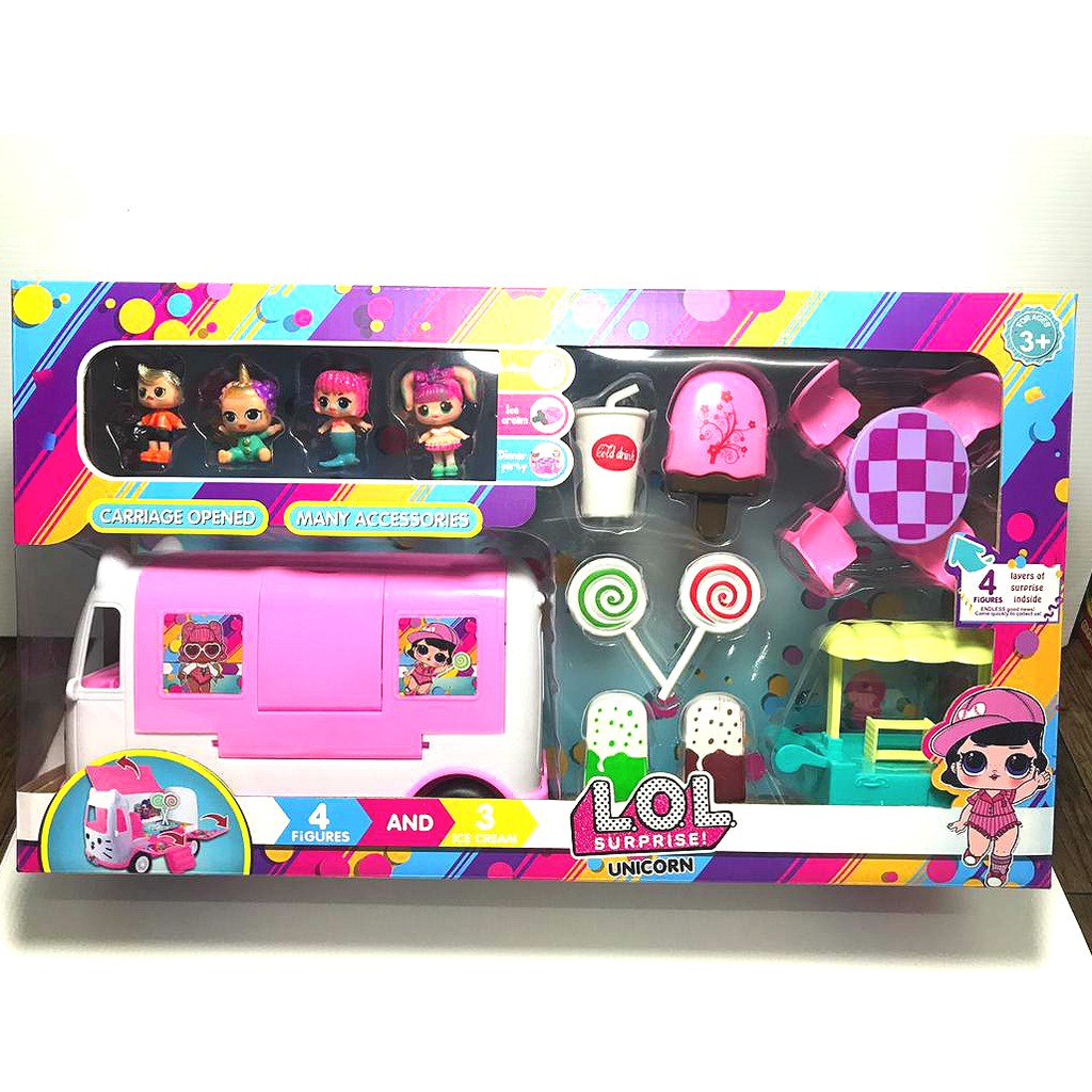 Lol surprise doll car with unicorn color (SUPERNICE) | Shopee Singapore
