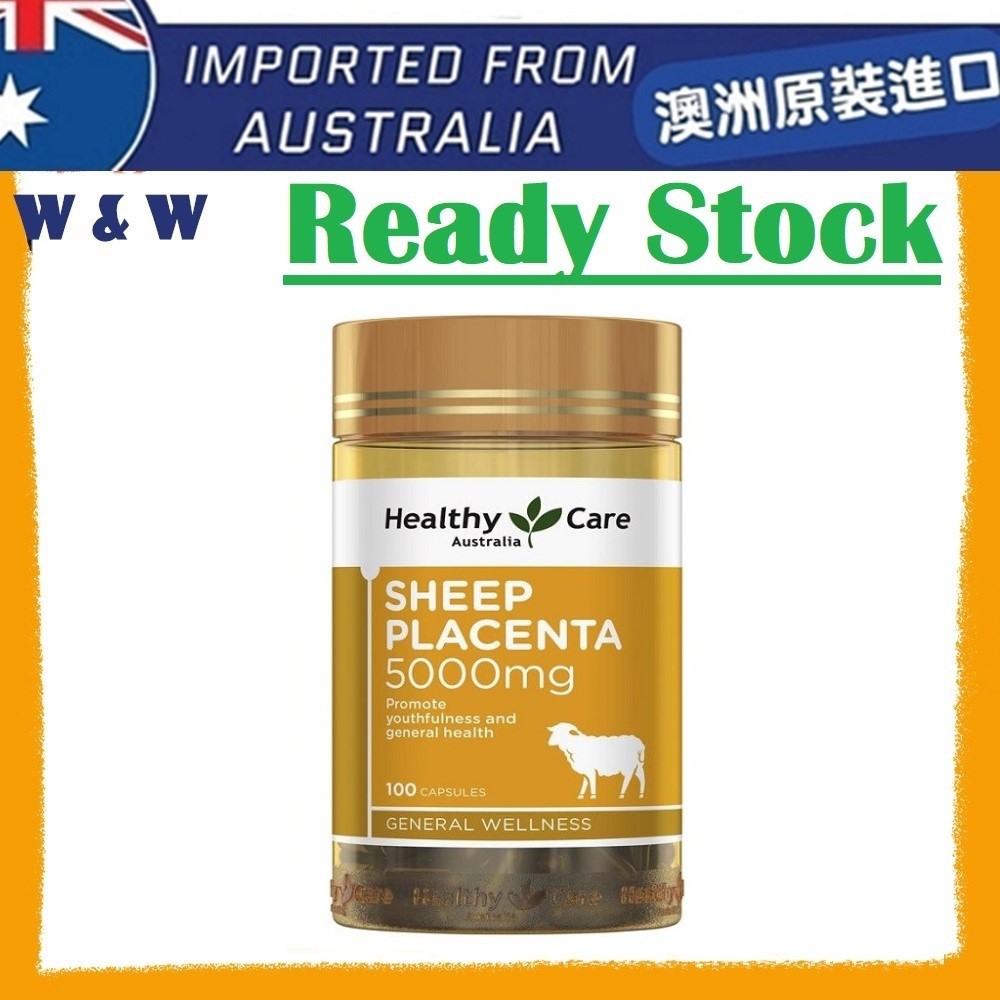 [AUS Import EXP 01/2026] Healthy Care Sheep Placenta 5000mg ( 100 ...