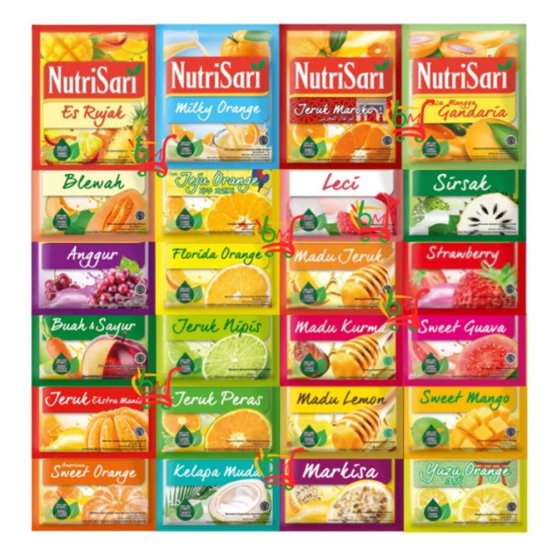 Nutrisari all variants (10 pcs) | Shopee Singapore