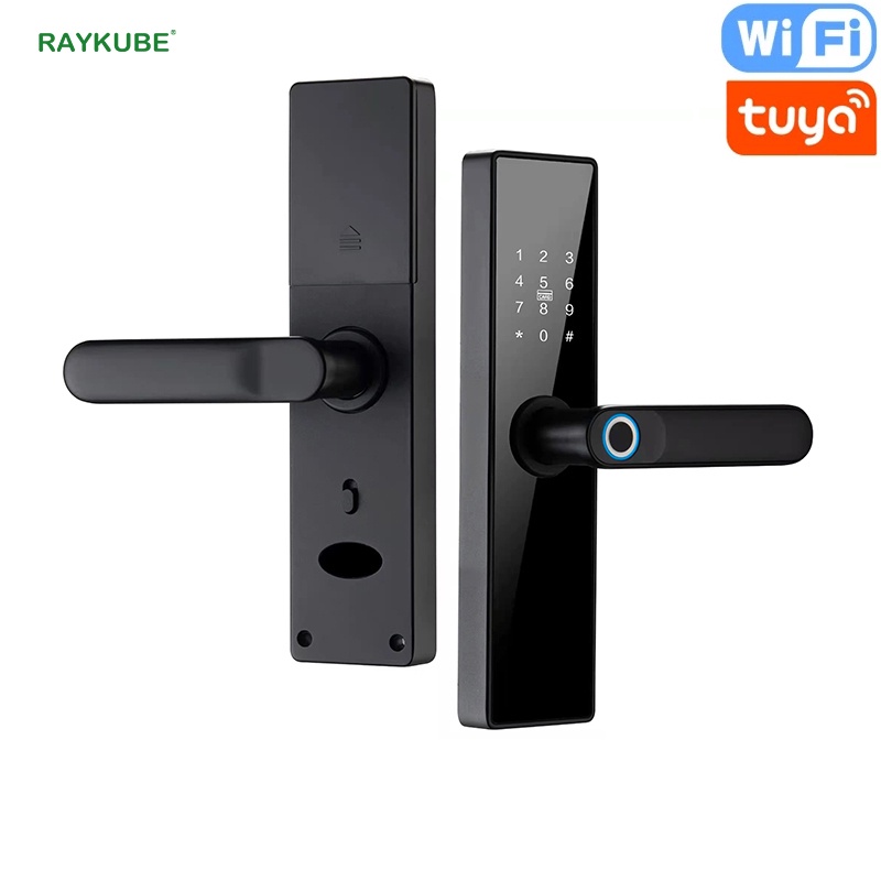2022 NEW RAYKUBE H4 Tuya Electronic Lock Wifi Smart Door Lock ...