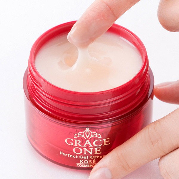 [In stock] KOSE GRACE ONE All in one Perfect Gel Cream EX 100g / 8in1 Function Aging Moisturizer ...