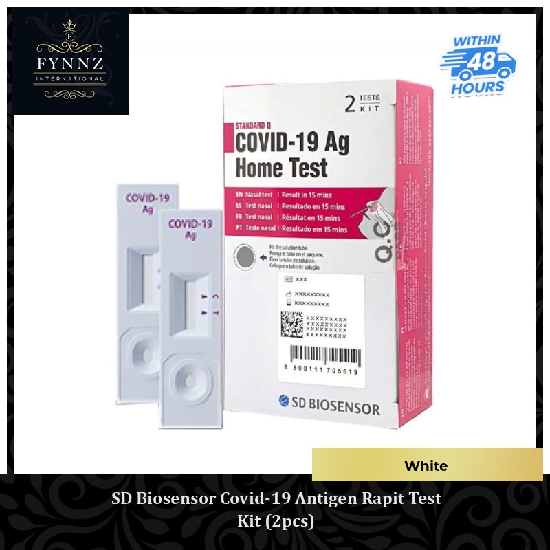 SD Biosensor Covid-19 Antigen Rapit Test Kit (2pcs) | Shopee Singapore