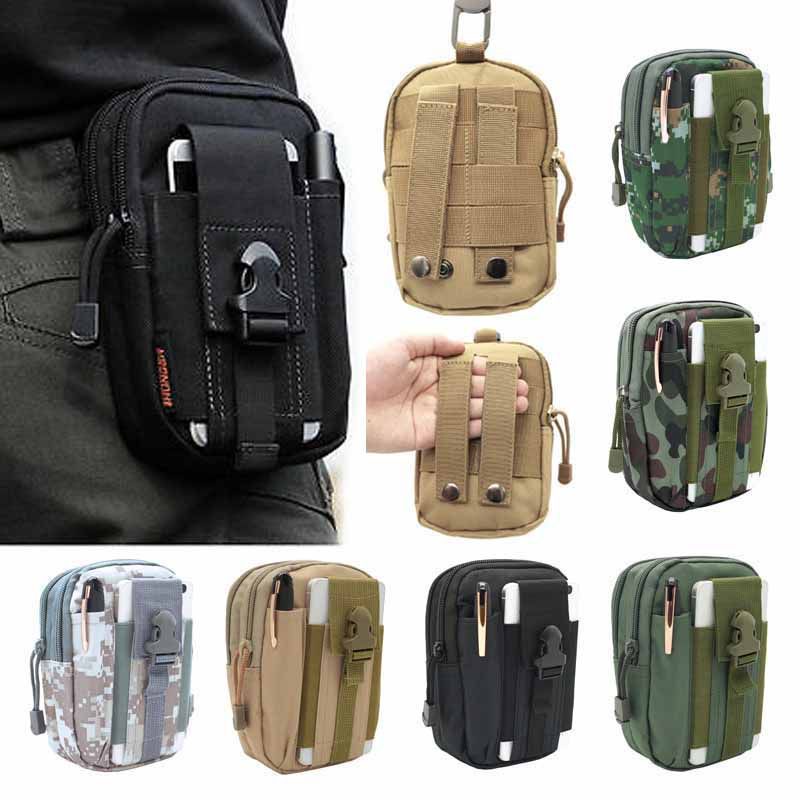 Multi-Purpose Nylon Tactical Molle Pouch EDC Utility Gadget Belt Waist ...
