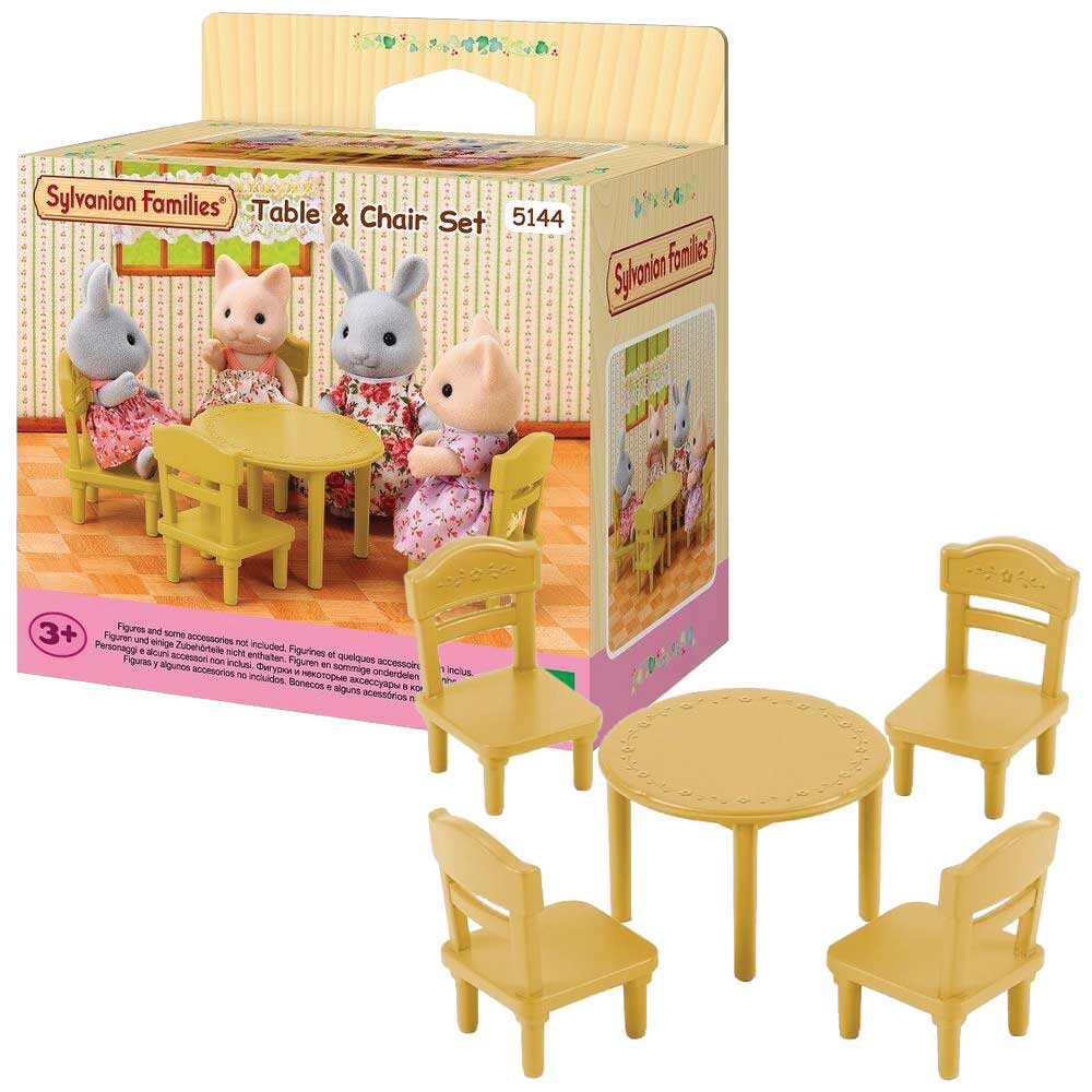 Sylvanian Families TABLE & CHAIR Set 5144 Toy Collection Model 森贝儿家族 桌子 ...