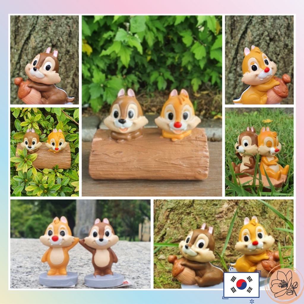 Daiso x Disney Chip and Dale Figure Cute Figure | Shopee Singapore