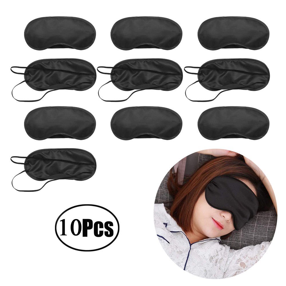 Eye Masks for Sleeping, 10 Pack Eye Sleeping Blindfold Soft Eye Shade ...