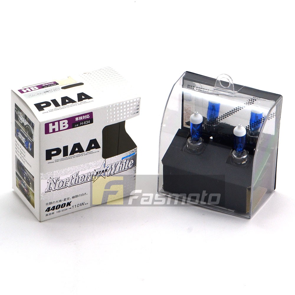 PIAA 4400K Northern Star White Halogen Light Bulbs 12V Twin Pack ...