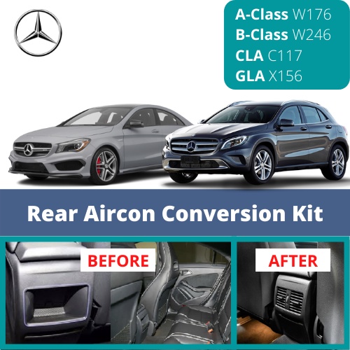 Mercedes A B CLA GLA Class Rear Aircon Conversion Kit | Shopee Singapore