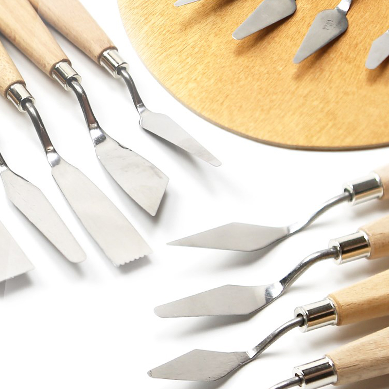 1pcs Stainless Steel Spatula Palette Knife Painting Mixing Scraper,Thin ...