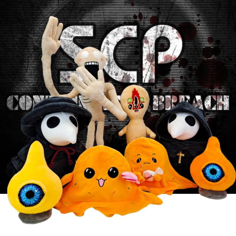 Halloween Plush Doll Series Scp Foundation Cuties Scp-999 Scp-049 Scp-096 Scp-173 Scp-131 ...