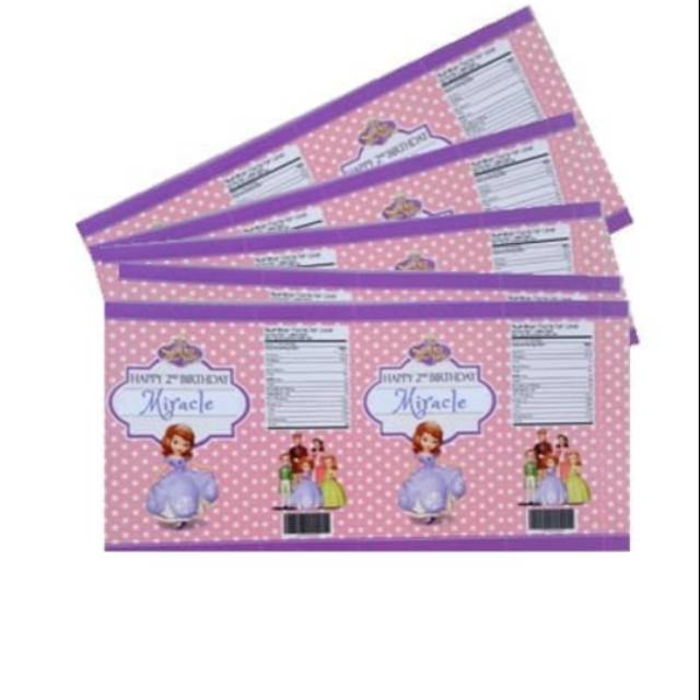 Sofia the first label mineral water | Shopee Singapore