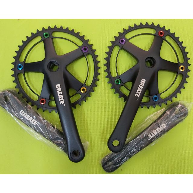 (Ready Stock) Fixie Bicycle Crank Alloy Set 44T | Shopee Singapore