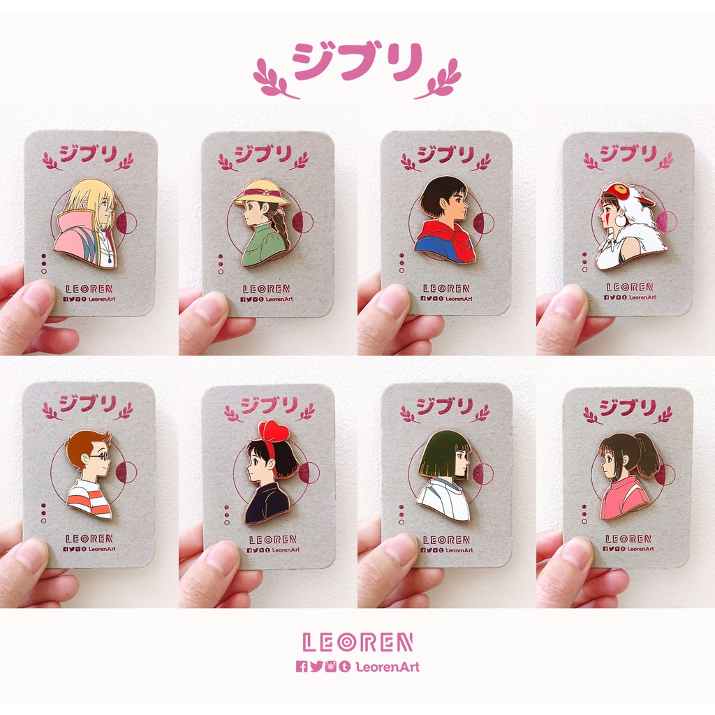 Studio Ghibli - Hard Enamel Pin | Shopee Singapore