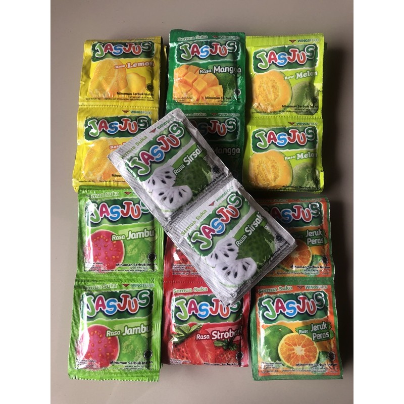 JAS JUS Instant Powder Drink 1 pack contains 10 sachets | Shopee Singapore