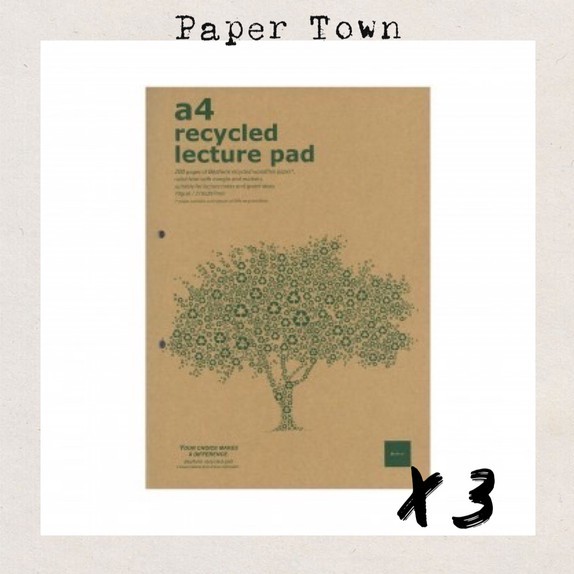 A4 Recycled Lecture Pad ( Bundle of 3 ) | Shopee Singapore