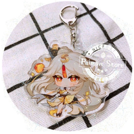 Ningguang genshin impact M3 game keychain | Shopee Singapore