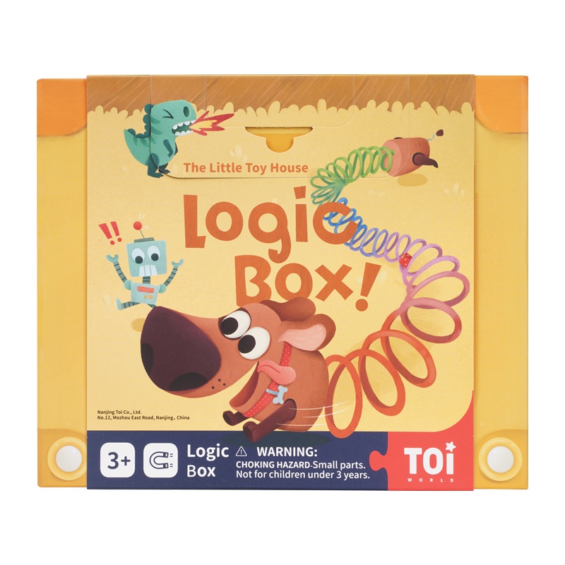 TOI Boardgame Logic Box The Little Toy House Age 3+ Magnetic Boardgame ...