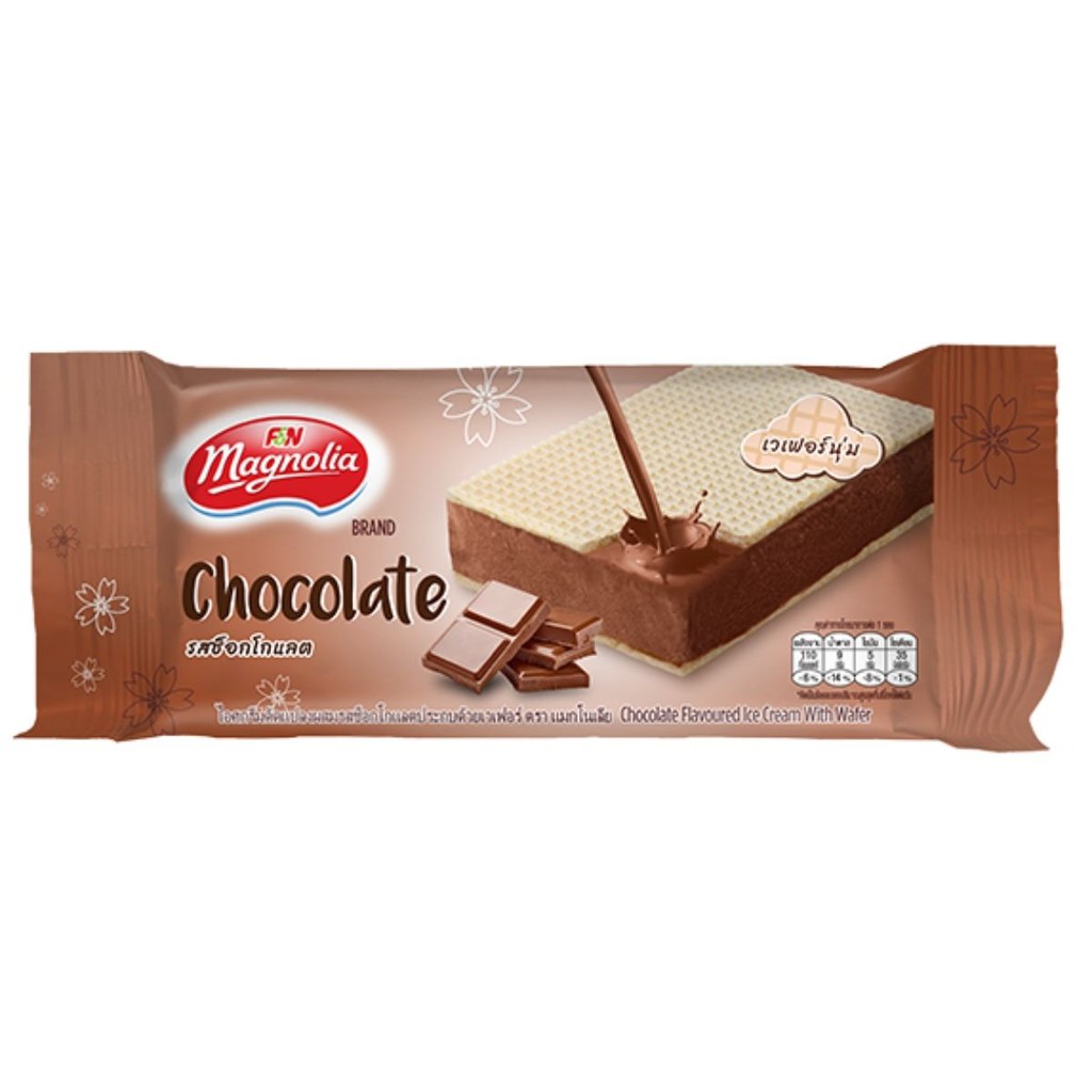 Magnolia Wafer Ice Cream Sandwich - Raspberry Ripple, Durian, Yam ...