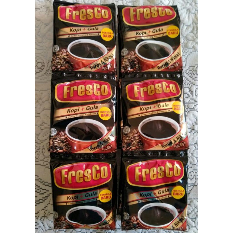 Fresco coffee + sugar (1 pack = 10 sachets, @ 25 gr) | Shopee Singapore
