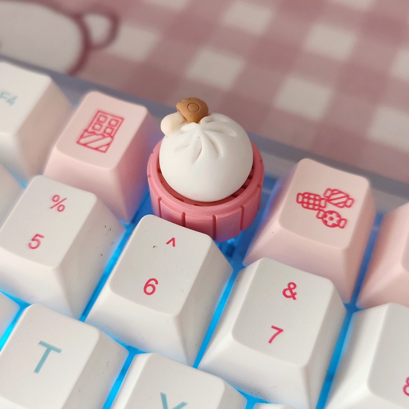 【keycap】Gourmet Keycaps Mechanical Keyboard Dedicated Bun Dumpling ...