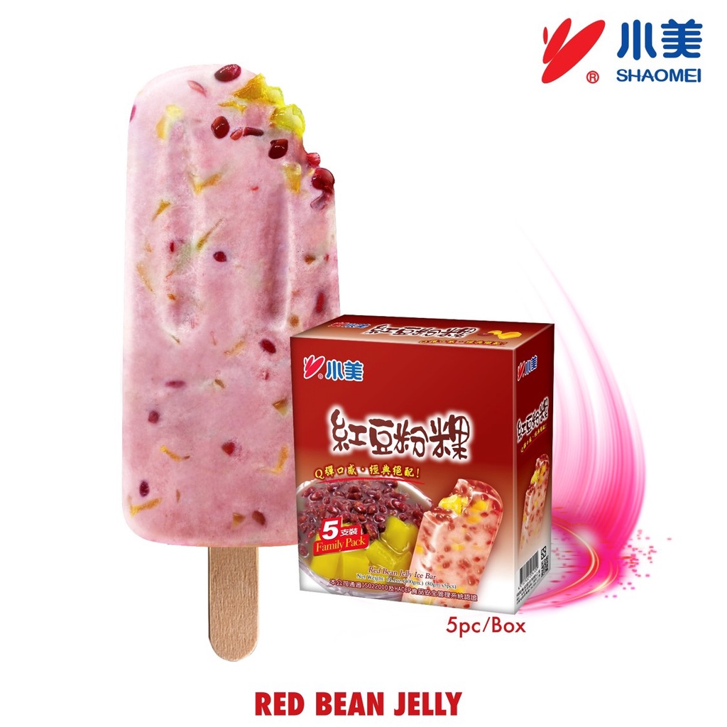 [Bundle of 6] ShaoMei Red Bean Jelly Ice Cream | Shopee Singapore