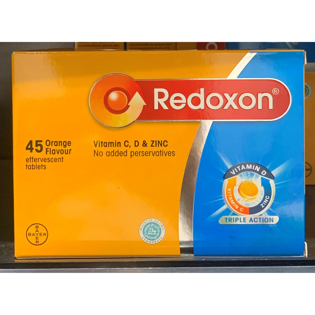 NO.1_REDOXON Double Action Vitamin C & Zinc Chewable Tablets 60's ...