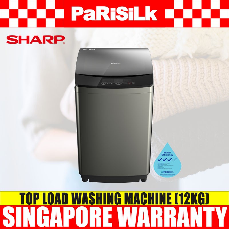 Sharp ES-F120G Top Load Washing Machine (12KG) | Shopee Singapore