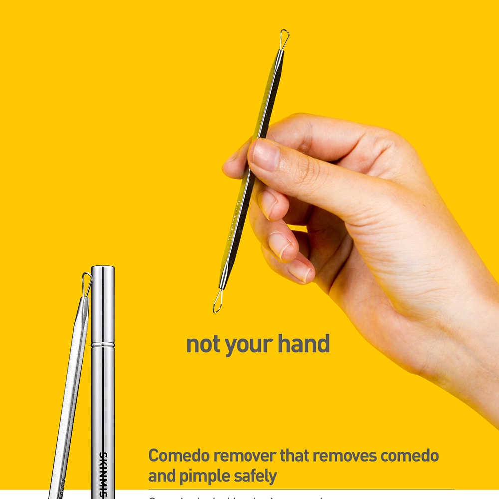 Skinmiso Comedo Remover – Blackhead & Whitehead Extractor Tool | Shopee ...