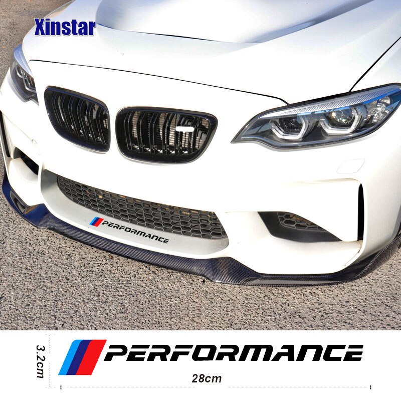 《READY STOCK》1pcs M Power M Performance Car Front Bumper Sticker For ...