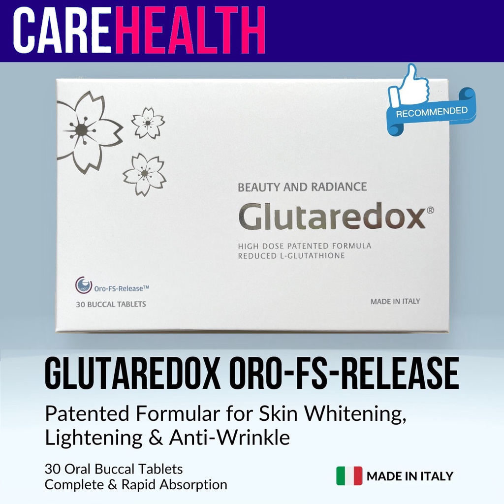 Glutaredox - Patented Oro-FS-Release Buccal Tablets for Skin Lightening ...