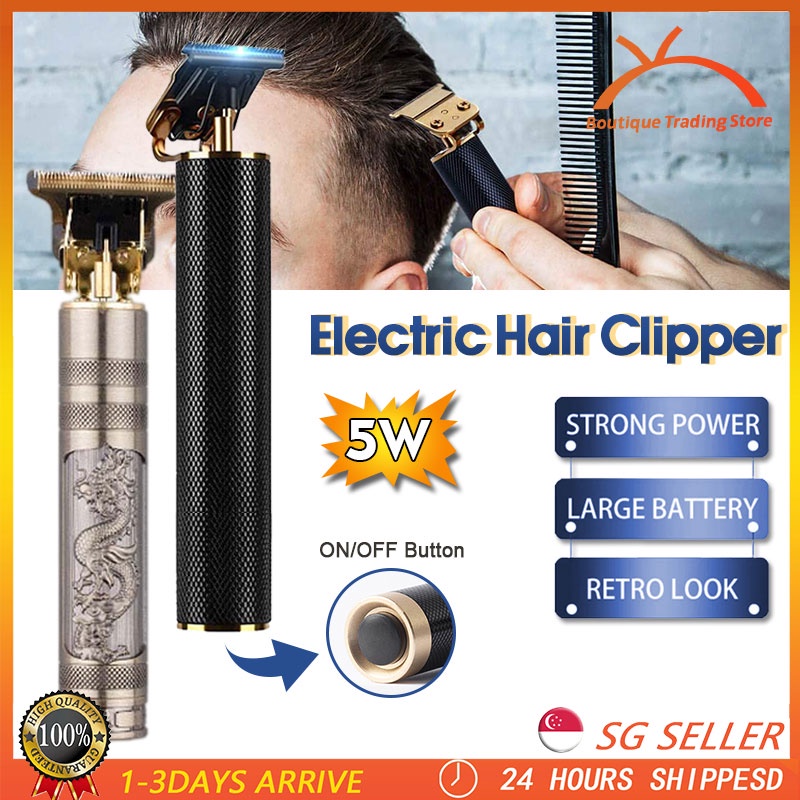 2023 Vintage T9 Electric Cordless Clipper Hair Cutting Machine ...