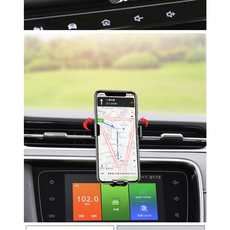 Adjustable Car Phone Mount Holder For MG HS ZS MG6 2020 2021 2022 Car ...