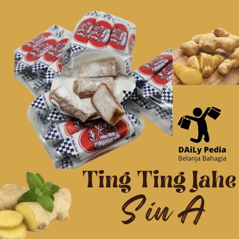 Ting Ting Ginger Sin A Original Pasuruan Old School Snacks Ginger Candy ...