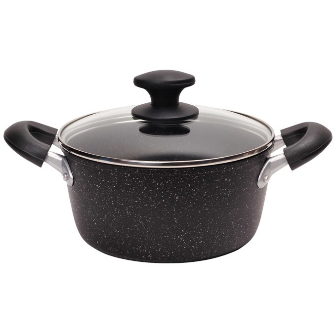SARA / Non-Stick Casserole 26cm / 28cm w Lid / Stone Soup Pot / Cooking ...