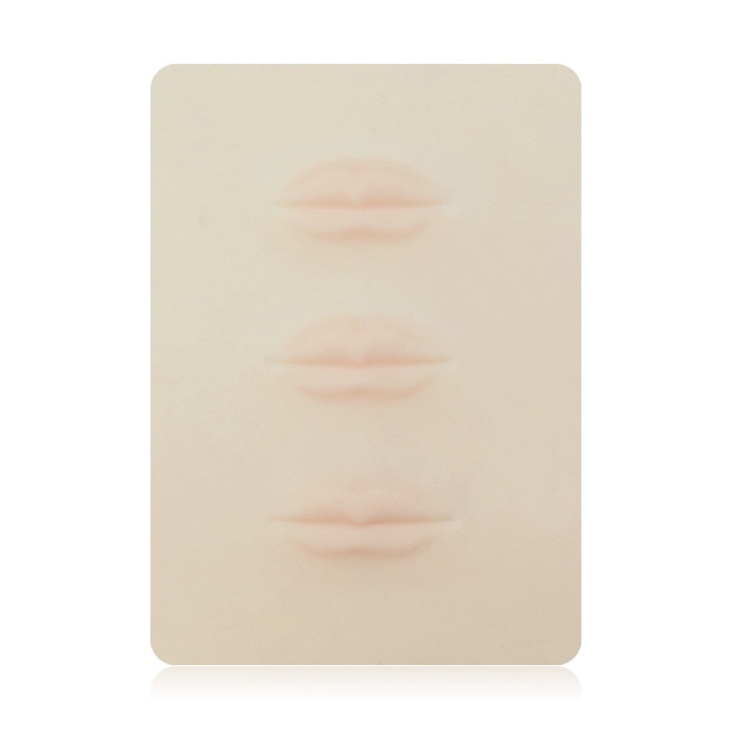 latex rubber 3d practice skin lips eyebrow practice skin for ...