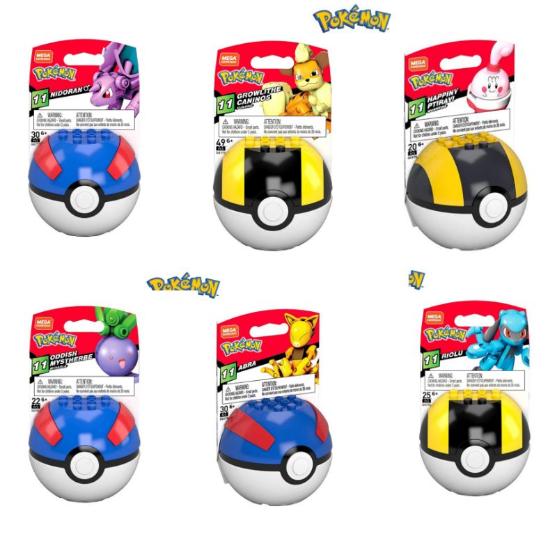 Mega Construct Pokemon, Nidran etc | Shopee Singapore