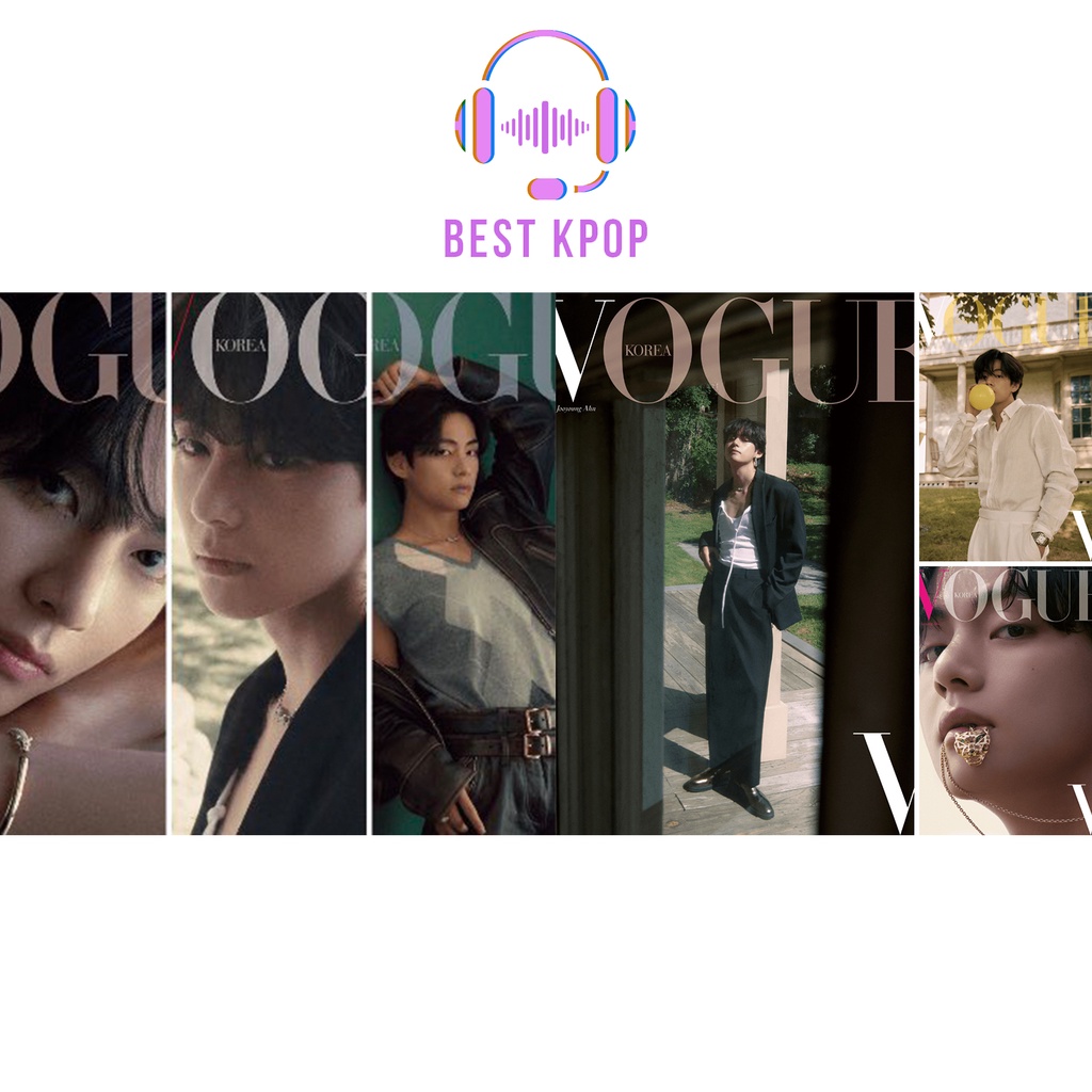 BTS V COVER - VOGUE MAGAZINE 2022 OCTOBER(BOTH VERSION) | Shopee Singapore