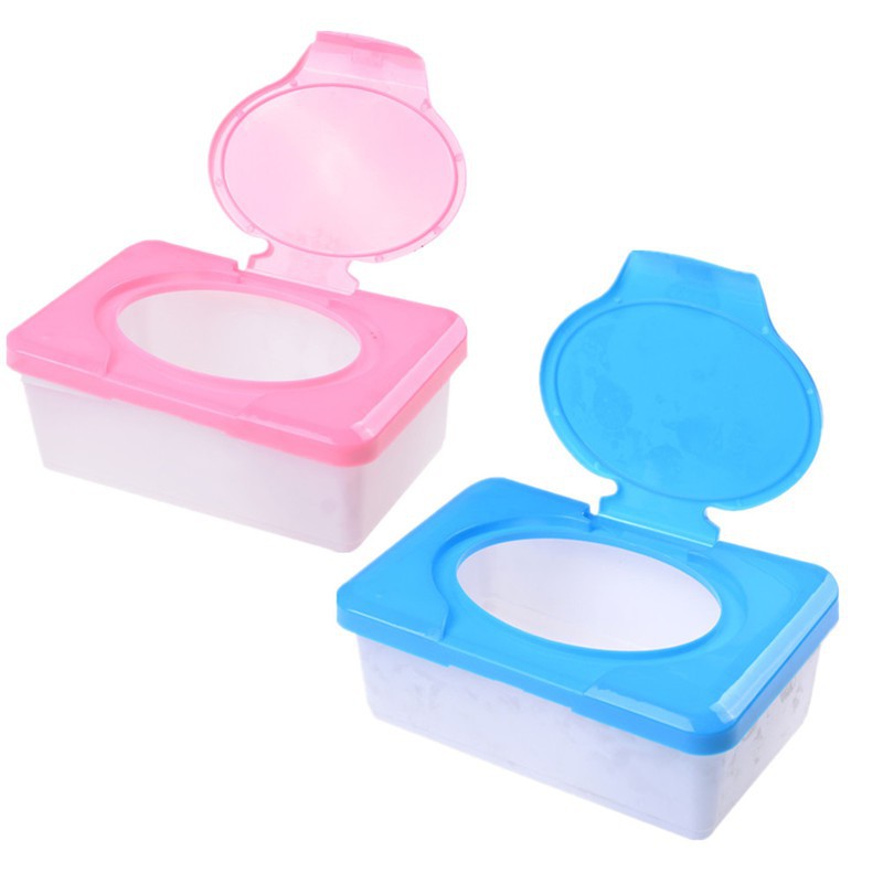 Dry & Wet Tissue Paper Case Care Baby Wipes Napkin Storage Box Holder ...