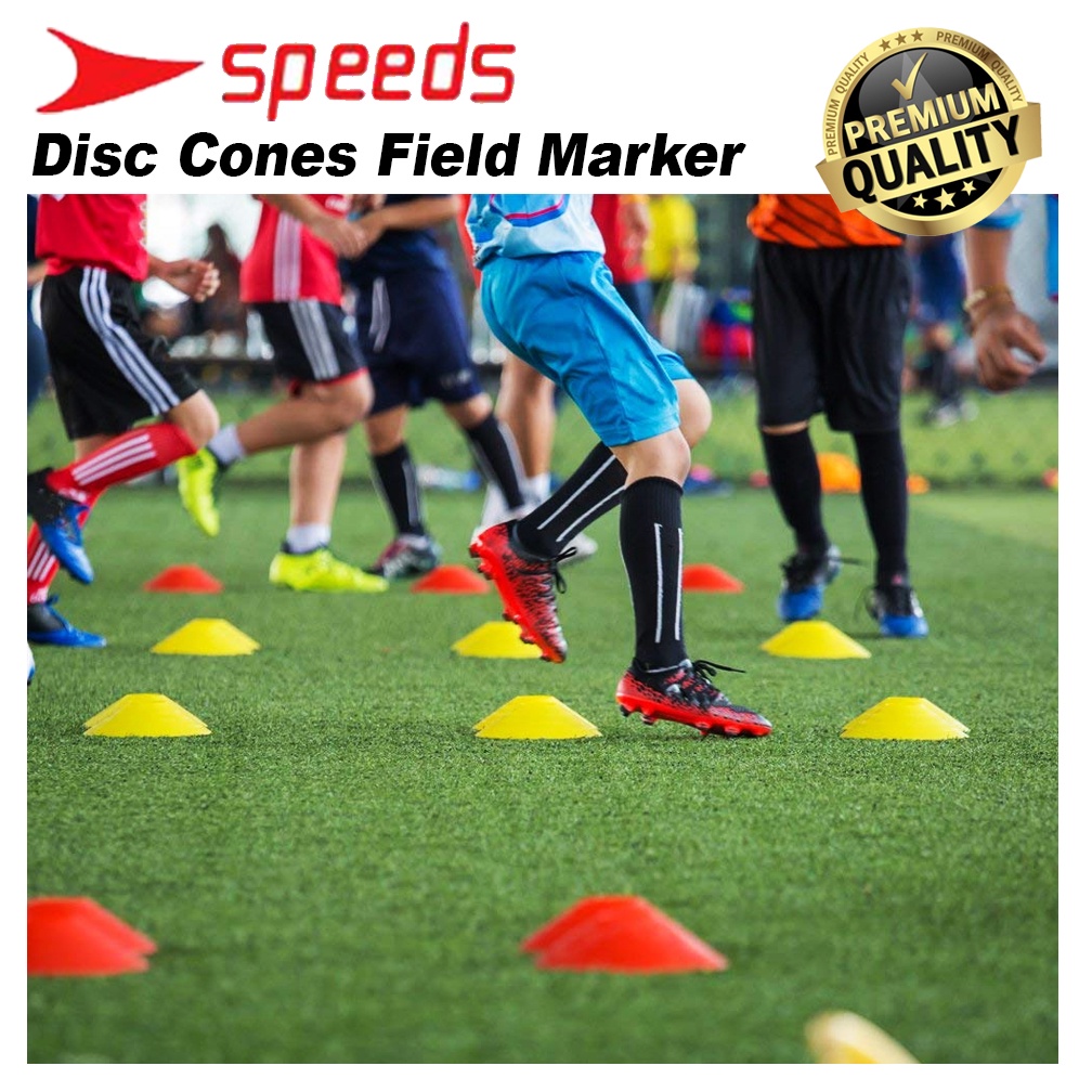 SPEEDS Training Disc Cone Field Marker Disk 50pcs Outdoor Indoor ...