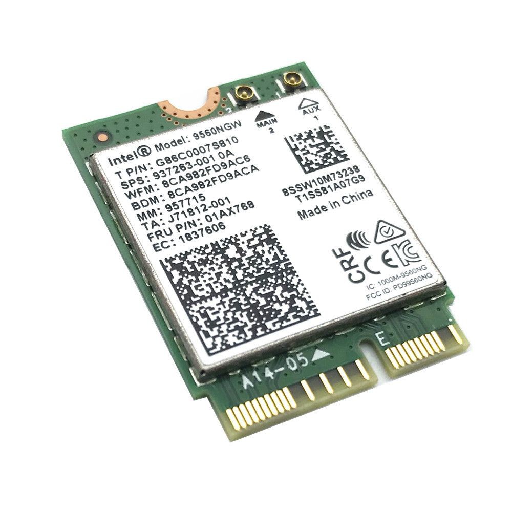 Intel 9560NGW Dual Band Wireless - AC 9560 M.2 2230 Bluetooth WiFi Card ...