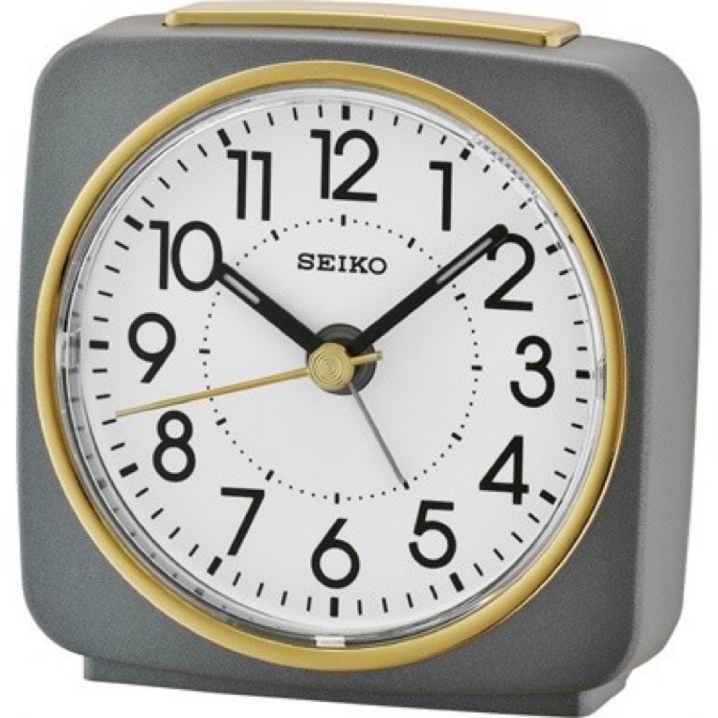 AUTHENTIC SEIKO BEDSIDE ALARM CLOCK QHE140 QUIET HAND | Shopee Singapore