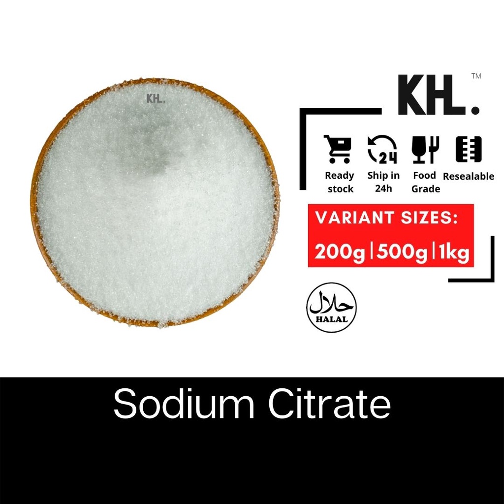 Sodium Citrate (Food / Pharmaceutical Grade / Gred Makanan ...