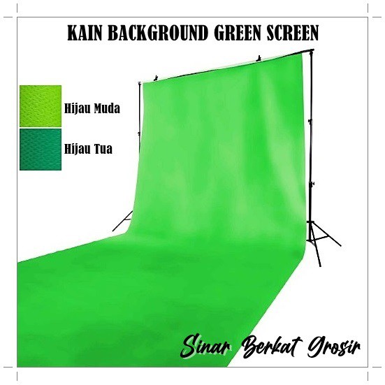 Chroma Key Background Cloth / Green Screen Backdrop / Spunbond 75gr ...