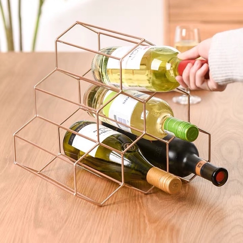[Ready Stock/Fast Shipping] Wine Champagne Bottle Rack / Magazine Rack ...