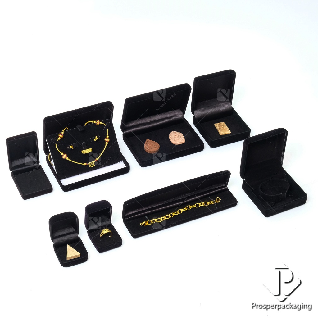 Gold Ingot Jewelry Box Monk Black Velvet Store Add Beauty To Create ...