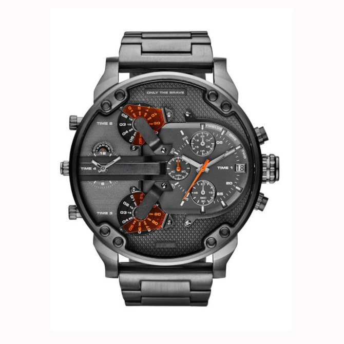 Diesel Luxury Men's Stainless Steel Strap Watch (DZ7312 DZ7315 DZ7350 ...