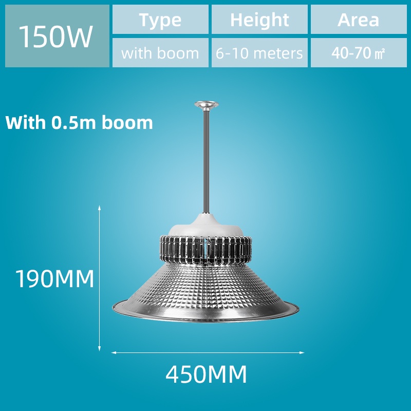 CANMEIJIA High Bay Light Industrial Lamp Fixture Flood Light 100W 150W ...