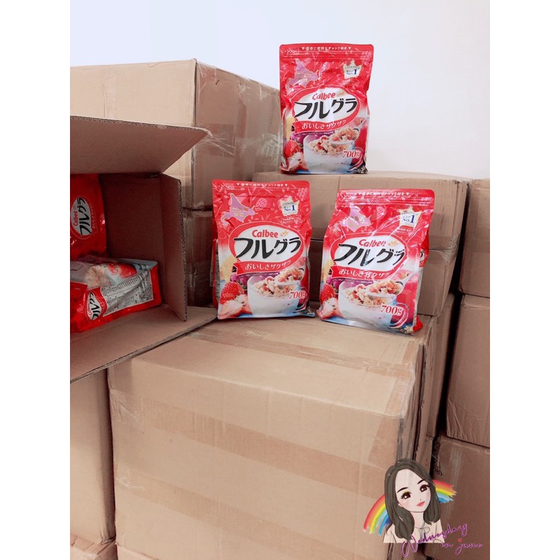 Malaysia Shipping Calbee Fruits Granola Cereal 700g Calbee Fruits ...