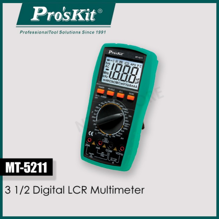 Pro'sKit MT-5211 - 3 1/2 Digital LCR Multimeter | Shopee Singapore