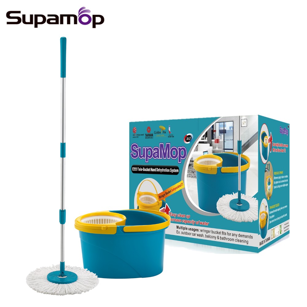 Handymop/ Supamop Multi Usages Hand Press Spin Mop Single Mop Head ...
